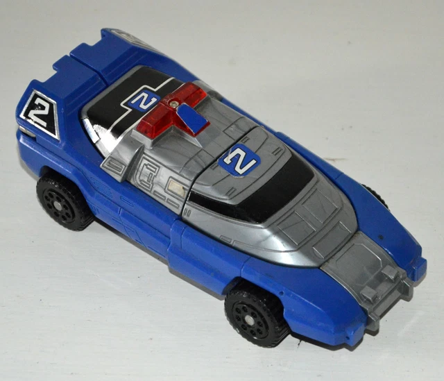 ROBOT VOITURE POWER RANGERS Turbo Deluxe Rescue Megazord Blue 2 Police ...