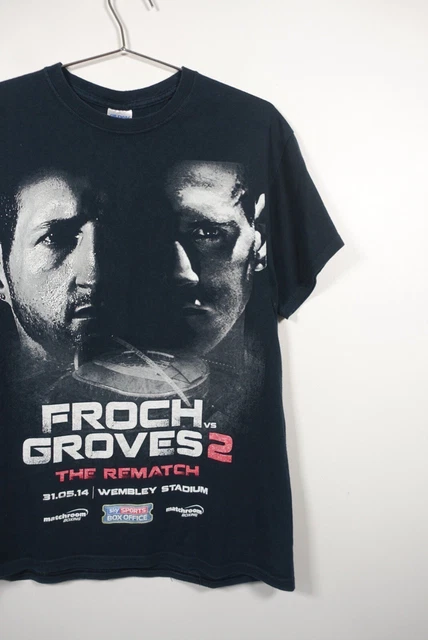 MAGLIETTA CARL FROCH vs George Groves 2 Rematch Grafica Uomo Boxing ... MAGLIETTA CARL FROCH vs George Groves 2 Rematch Grafica Uomo Boxing ...