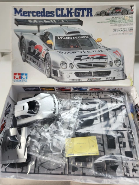 RARE TAMIYA MERCEDES CLK GTR 1/24 Plastic Model Kit 24195 Vintage ...