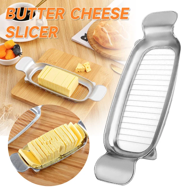 STAINLESS STEEL BUTTER Cheese Cutter Slicer Multifunctional Kitchen ...