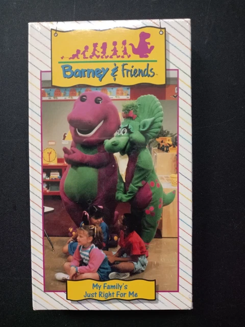 RARE SEALED BARNEY & Friends Time Life Video VHS - My Family's Just ...