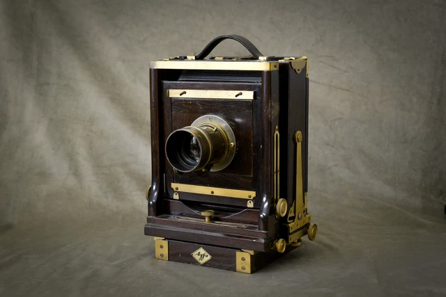 ANSCO 5X7 CAMERA with 4x5 back - Gasc charconnet Petzval 135mm f3 EUR ...