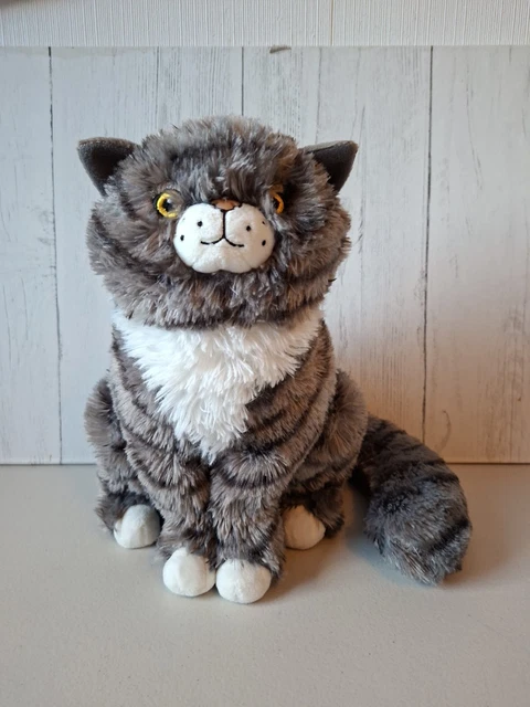 SAINSBURYS MOG THE Cat Soft Toy Plush Grey Approx 11” £15.00 - PicClick UK