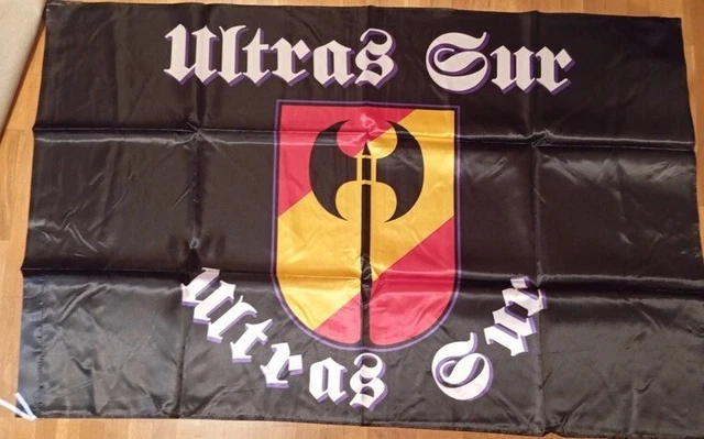 ULTRAS SUR REAL Madrid bandera flag hooligans ultras EUR 30,00 ...