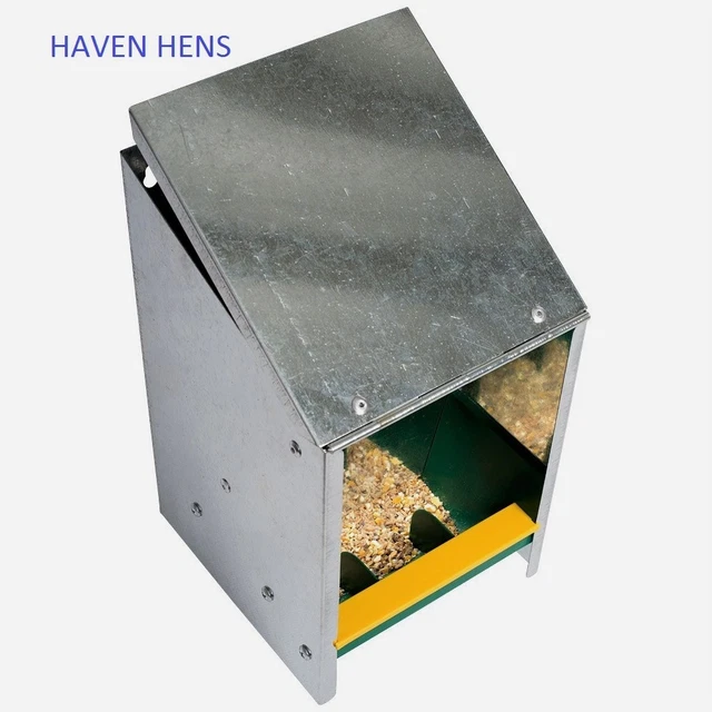 GALVANISED POULTRY HOPPER CHICKEN FEEDER 2.5kg £34.85 - PicClick UK