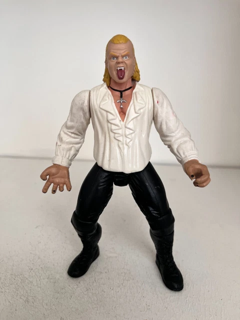 WWE WWF GANGREL Jakks Figura de Lucha Bca Superstars Hueso Crunching ...
