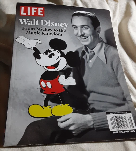 LIFE MAGAZINE BACK Issue Walt Disney Magic Kingdom Micky Mouse Did you ...