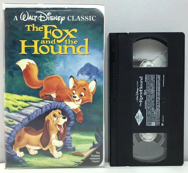 DISNEY THE FOX & the Hound VHS Video Tape Black Diamond Classics ...