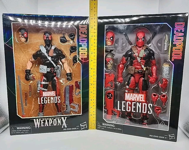 HASBRO MARVEL LEGENDS 12 Inch Deadpool Bundle Action Figures Headpool X ...