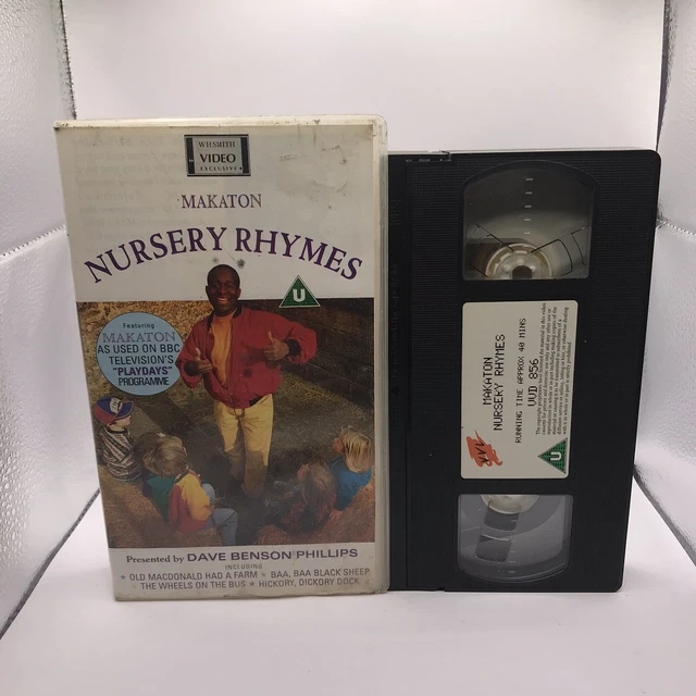 MAKATON NURSERY RHYMES - Vhs Video - Dave Benson Phillips - Rare ...
