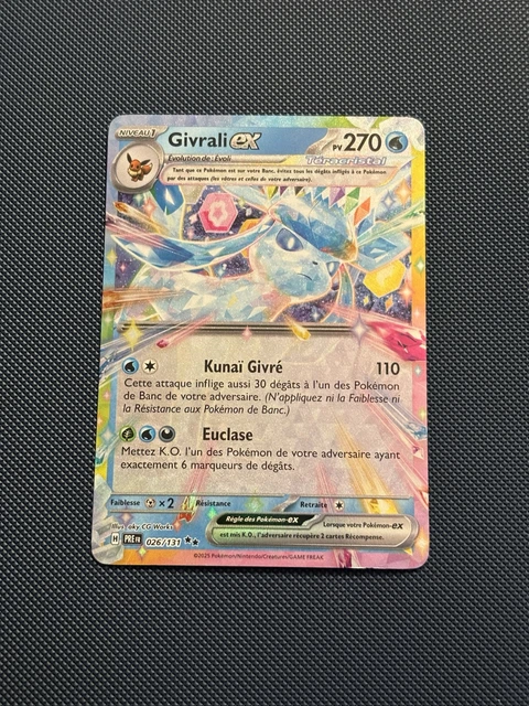 CARTE POKÉMON GIVRALI EX 026/131 - Evolutions Prismatiques EV 8.5 FR 🇫🇷 EUR 9,00 - PicClick FR