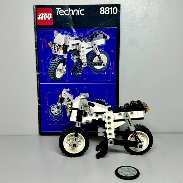 VINTAGE LEGO TECHNIC Set 8810 Cafe Racer COMPLETE + Instructions *NO ...