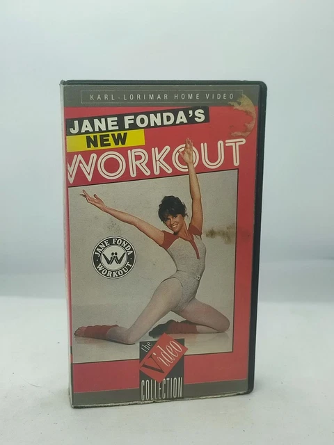 JANE FONDA'S NEW Workout On VHS Video Cassette Tape £6.99 - PicClick UK
