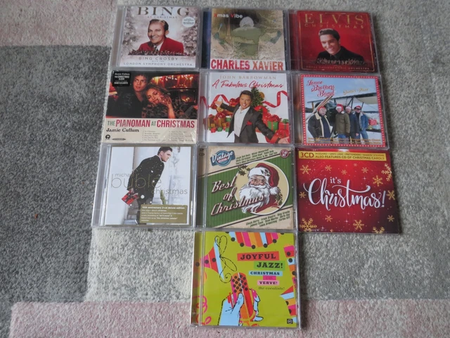 10 SEALED CHRISTMAS CDs ELVIS PRESLEY BING CROSBY IT'S CHRISTMAS ...