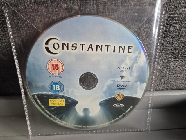 CONSTANTINE (2005) KEANU Reeves Rachel DVD Video Movie Film Disc Only £ ...