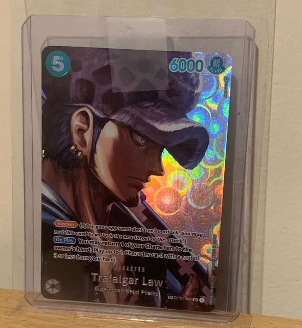 ONE PIECE TCG Trafalgar Law Alt Art OP01-047 OP04 Special Card English ...