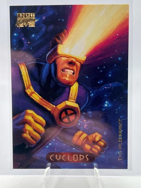 1994 MARVEL UNIVERSE Masterpieces Cyclops #25 X-Men MCU Hildebrandt ...