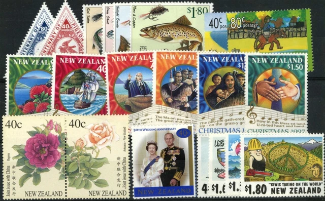 NEW ZEALAND 1997 Various (including Christmas, Fish & Cartoons sets ...
