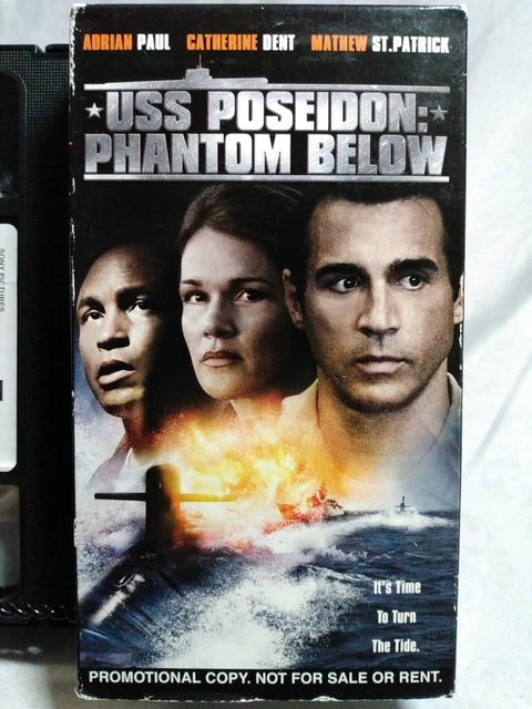 USS POSEIDON: PHANTOM Below (VHS, 2005) Adrian Paul Very Rare Sci-Fi ...