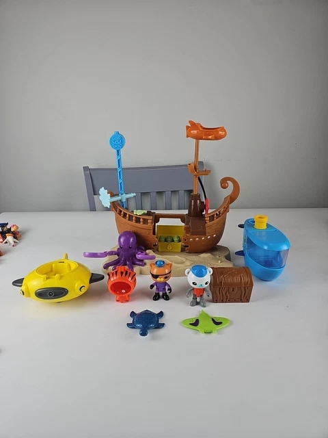 OCTONAUTS KWAZII SHIP shipwreck Playset, Figures, Sea Creatures, Gup ...