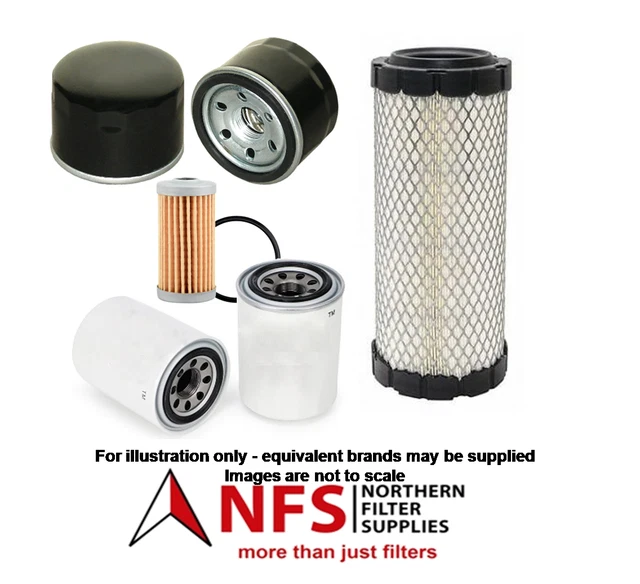 NFS FILTER KIT fits Iseki TH4260, TH4290, TH4295, TH4330 Oil Fuel Air ...