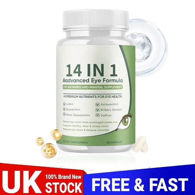 EVERVISION 14 IN 1 Advanced Eye Formula 60 Pieces Vision Protection ...