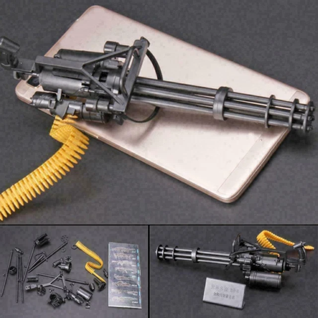 1/6 M134 MINIGUN Gatling Machine Gun US Army TERMINATOR Toy Gun ...