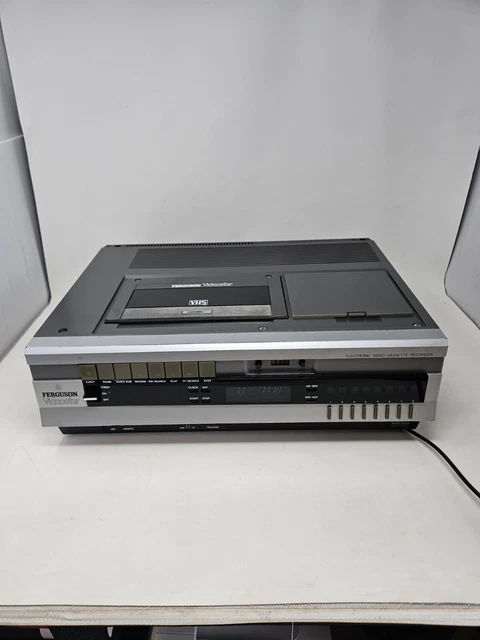 FERGUSON VIDEOSTAR 3V29 VCR Toploader VHS Player Cassette Retro Vintage ...