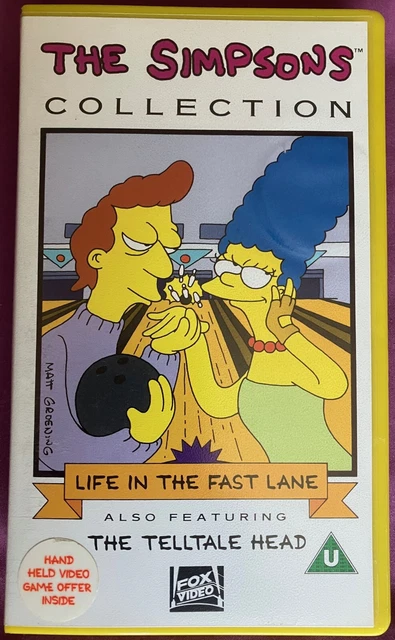 THE SIMPSONS COLLECTION Life In The Fast Lane & The Telltale Head (VHS ...