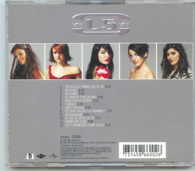ALBUM CD L5 - TOUTES LES FEMMES DE TA VIE (12 titres) EUR 3,50 ...