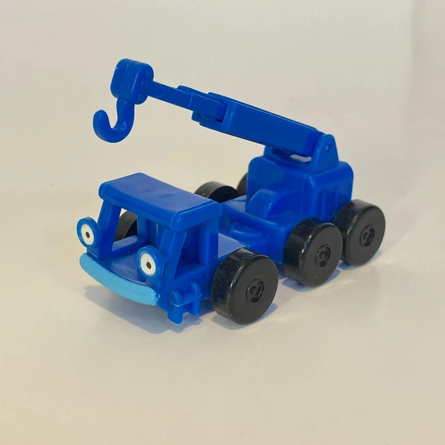 VINTAGE 2009 BOB The Builder Lofty Diecast Blue Crane Toy 2.5" Mini $9. ...