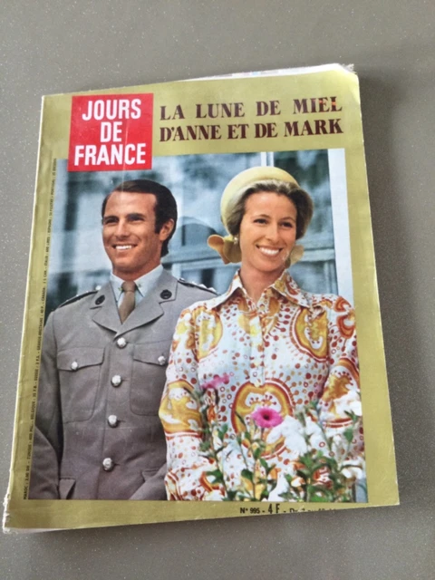REVUE 13 JANVIER 1974-JOURS DE FRANCE-french magazine/Mark Et Anne ...