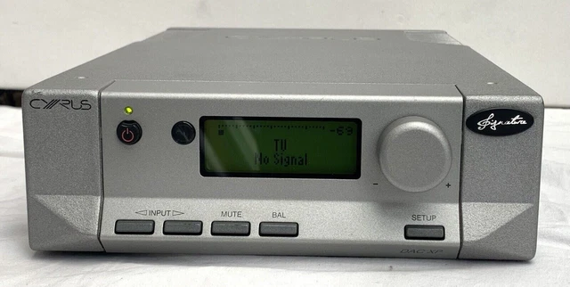 CYRUS DAC XP Signature. Up-sampling DAC / Pre-amp. Original RRP £2995 ...