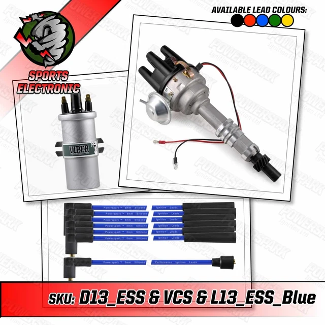 FORD ESSEX V6 Electronic Distributor with Viper Coil and Blue Leads £ ...