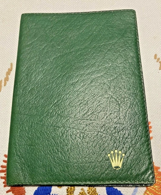 ROLEX PORTADOCUMENTI VINTAGE in Pelle EUR 69,10 - PicClick IT