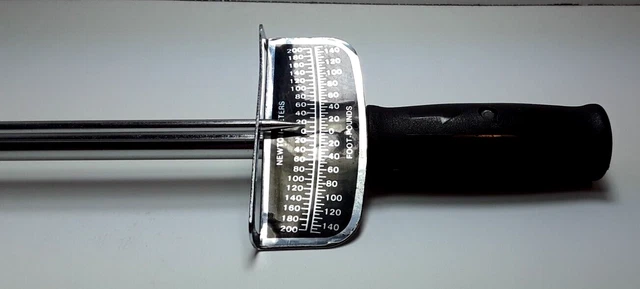 VINTAGE BEAM DEFLECTION Type Torque Wrench 1/2" Drive Very Good ...