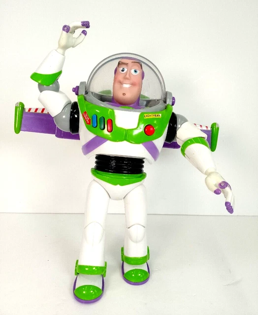 DISNEY PIXAR TOY Story Buzz Lightyear Talking Action Figure Bonnie ...