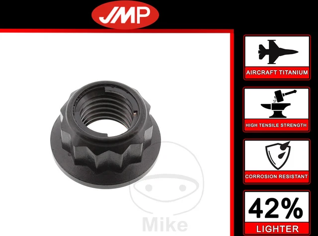 TITANIUM-COLLAR NUT BOLT-SELF-LOCKING-M10X1.25-SUZUKI GSX 250 RA ABS ...