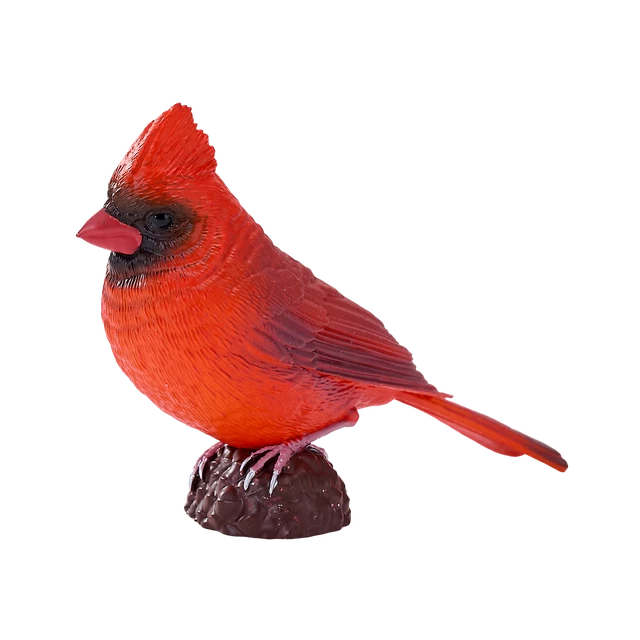 RED CARDINAL BIRD Toy Realistic Wildlife Model £12.95 - PicClick UK