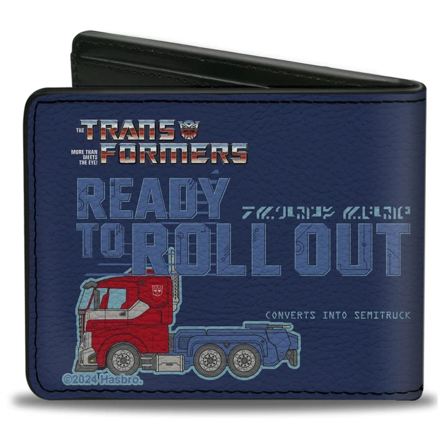 BI-FOLD WALLET TRANSFORMERS OPTIMUS PRIME AUTOBOT READY TO ROLL OUT and ...