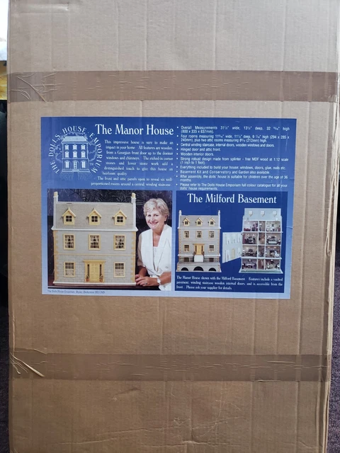 DOLLS HOUSE EMPORIUM - The Manor House Kit + The Milford Basement Kit ...