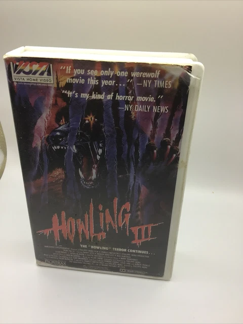 HOWLING III BETA Betamax NOT VHS Vista Clamshell Case £18.34 - PicClick UK
