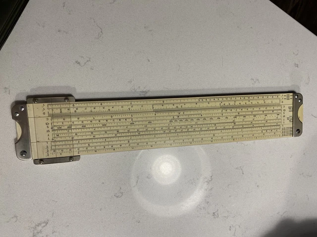 PICKETT AND ECKEL Slide Ruler Model 4 1945 Vector Hyperbolic Log $35.00 ...