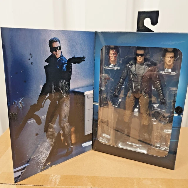 NECA THE TERMINATOR (1984) Ultimate T-800 Police Station Assault Action ...