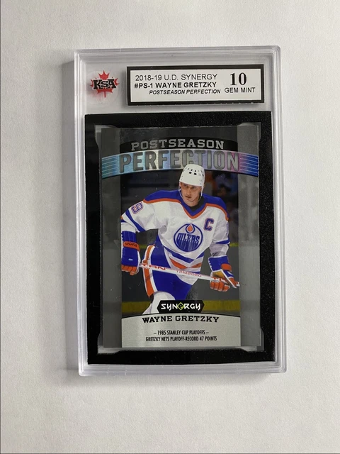 2018-19 UPPER DECK Synergy Postseason Perfection Wayne Gretzky Ksa 10 ...