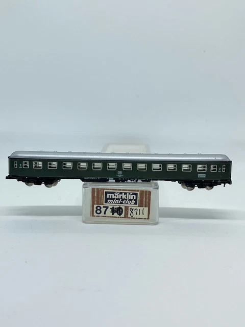 VOITURE AUTOCAR EXPRESS Marklin Mini-Club 8711 DB 2ème classe échelle Z ...