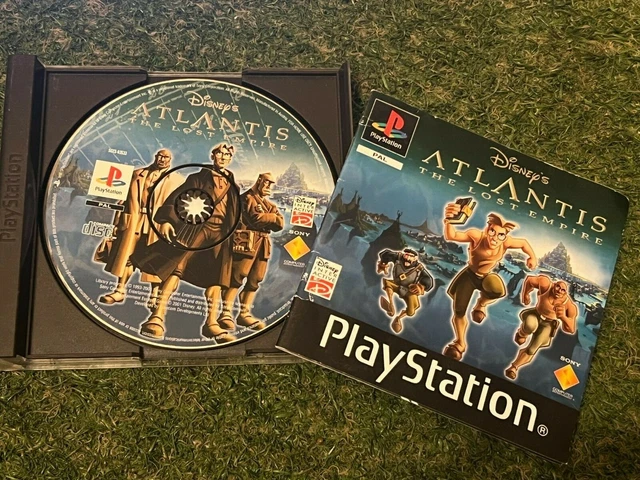 SONY PS1 PLAYSTATION 1 PSone GAME DISNEY'S ATLANTIS THE LOST EMPIRE PAL ...