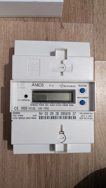 COMPTEUR ELECTRIQUE SAGEMCOM Et Actaris Tres Bon Etat Simple Et Double ...