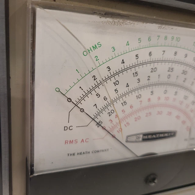 VINTAGE HEATHKIT IM-25 Solid State FET VOM Volt-Ohm Meter - For Parts ...