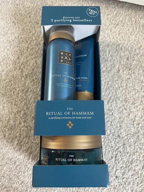 RITUALS THE RITUAL Of Hammam Trial Set Minis Gift Set New Unused £14.99 ...